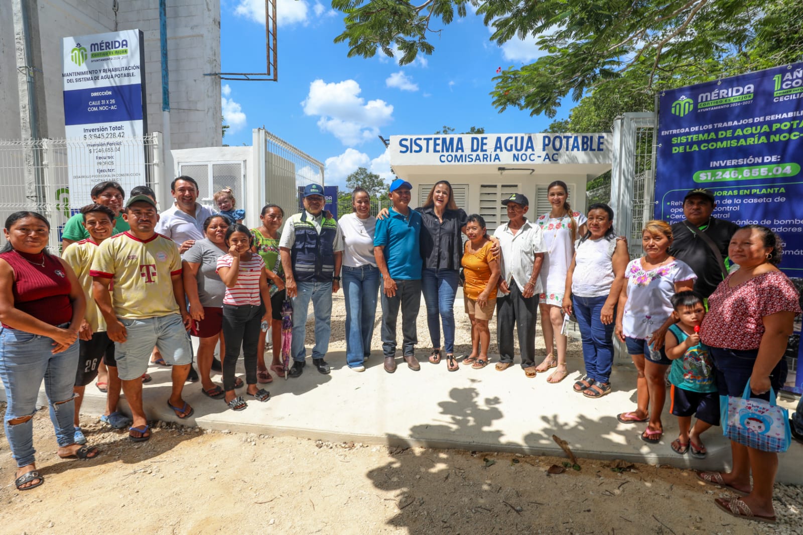 Entrega Cecilia Patrón nueva infraestructura y espacios públicos a ...